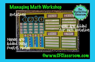 Jiru's Classroom: Idea for Math Workshop Schedule