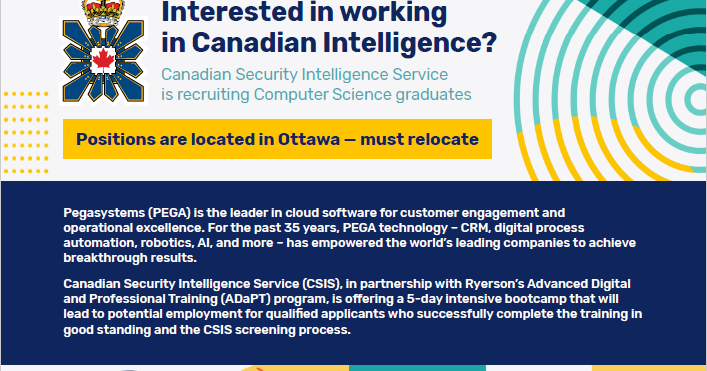 Interested in working in Canadian Intelligence?