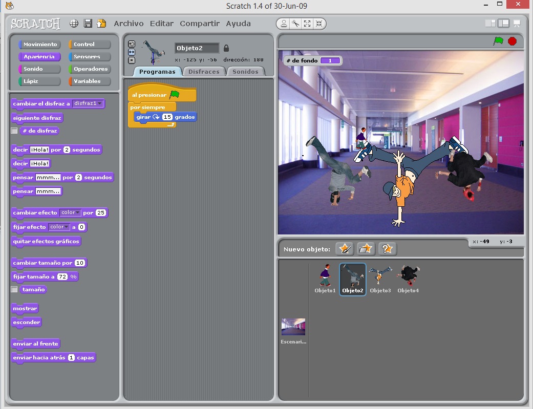 Tecnología e Informática.: PROGRAMA EN SCRATCH