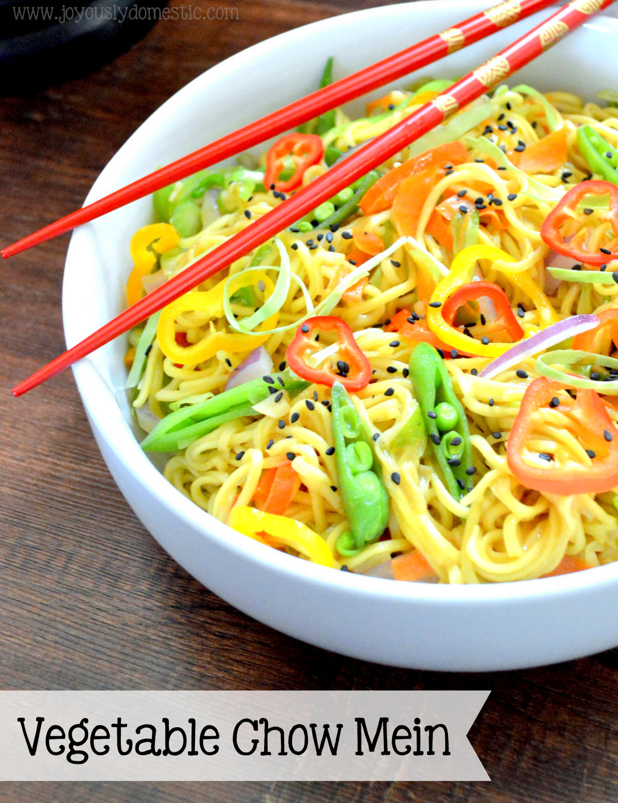 Joyously Domestic: Vegetable Chow Mein