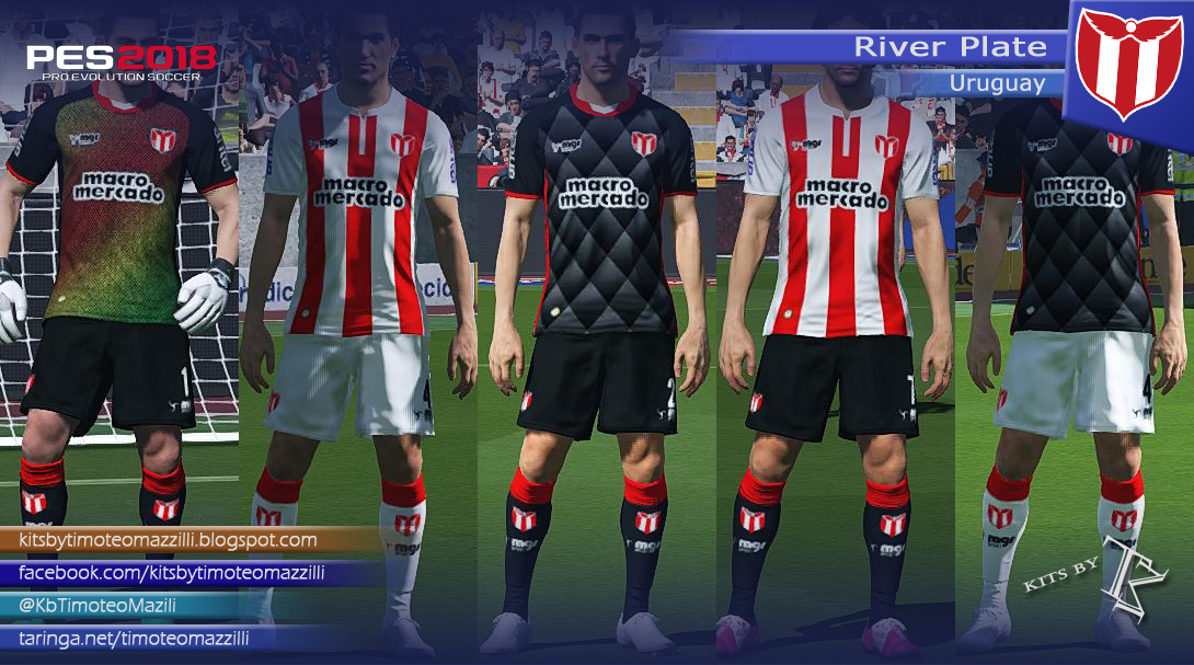Kits by timoteomazzilli: Kits River Plate (Uruguay) PES2018