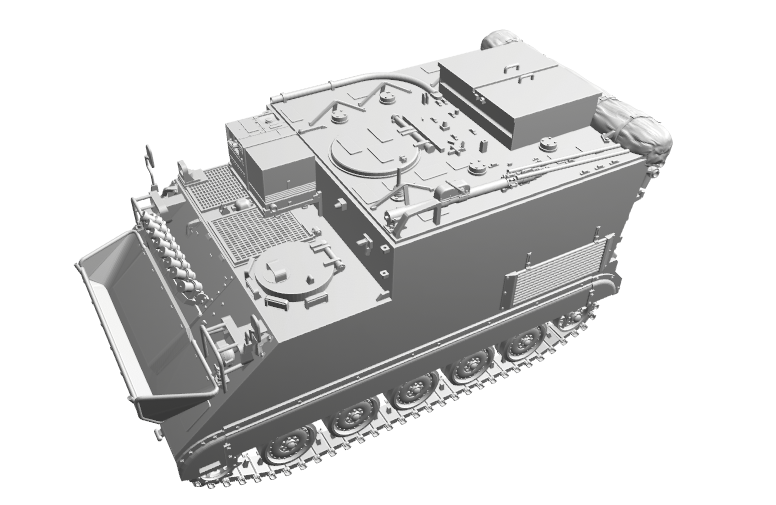 Gulumik Military Models: M577 A1GE 1/72 RESIN PRINTED 3D KIT - RED TANK ...