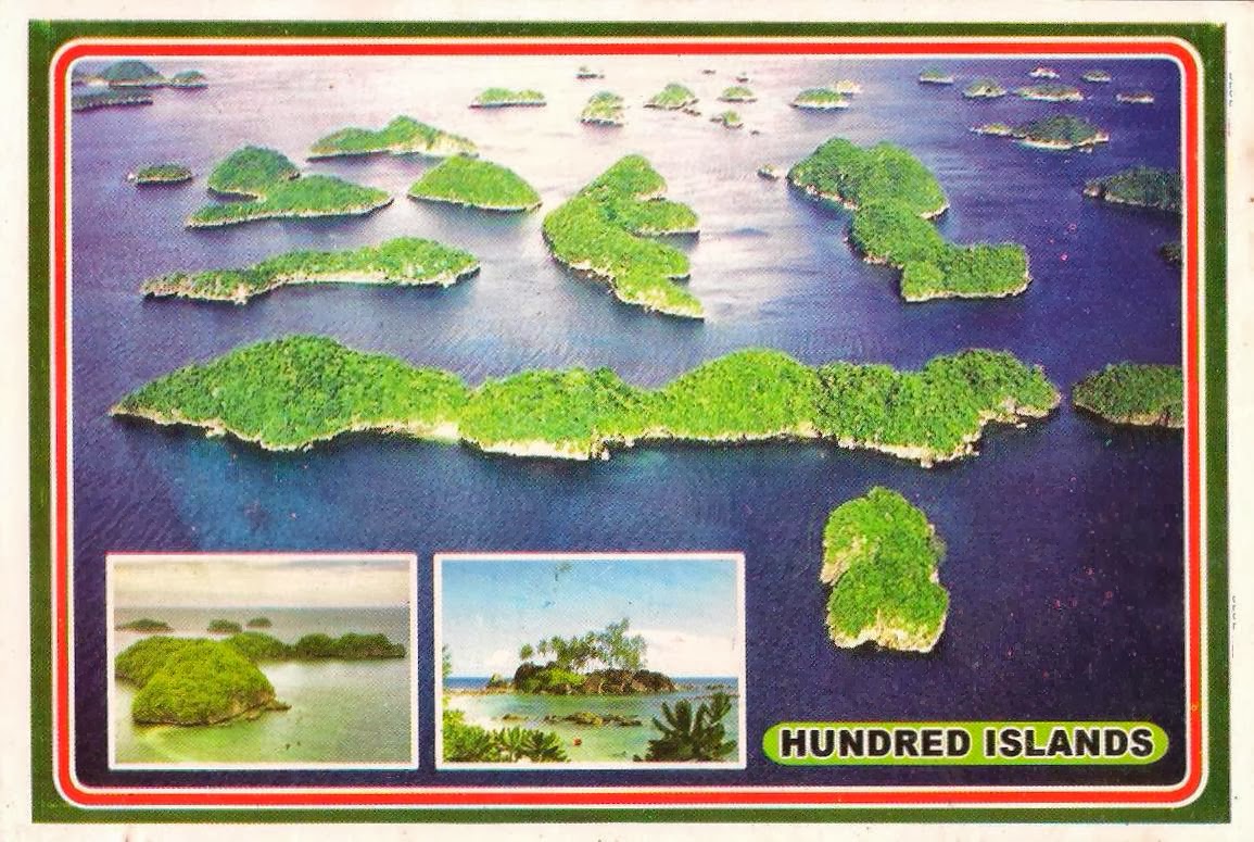 More POSTCARDS & STAMPS: PHILIPPINES - Hundred Islands National Park