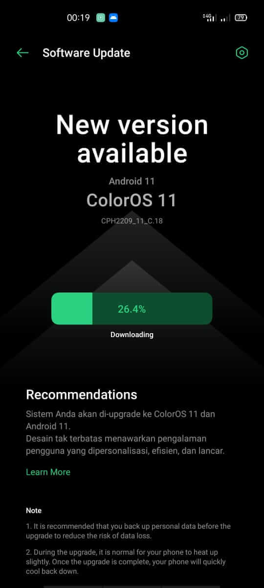 Begini Tampilan Oppo Reno 4F setelah update Color OS 11 - PediaInfo.com