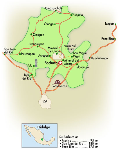LOCALIZACION Y MAPA | ATLANTES DE TULA