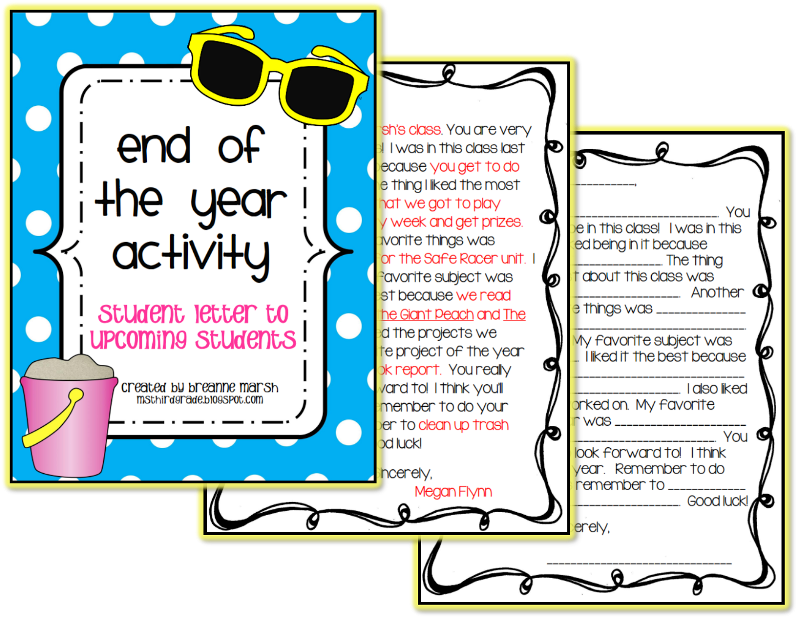 Ms. Third Grade: End of the Year Freebie and May Currently