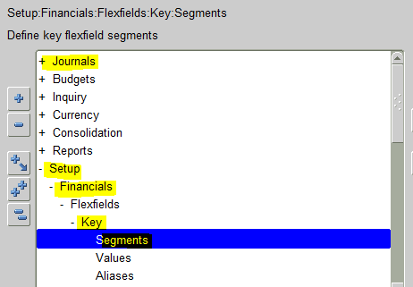 Oracle Application's Blog: Oracle Chart of Accounts Setup