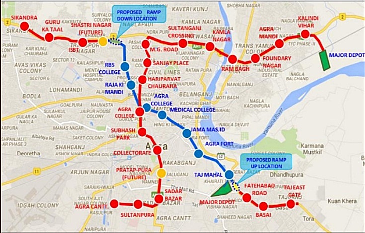 Agra City Map Pdf - Black Sea Map