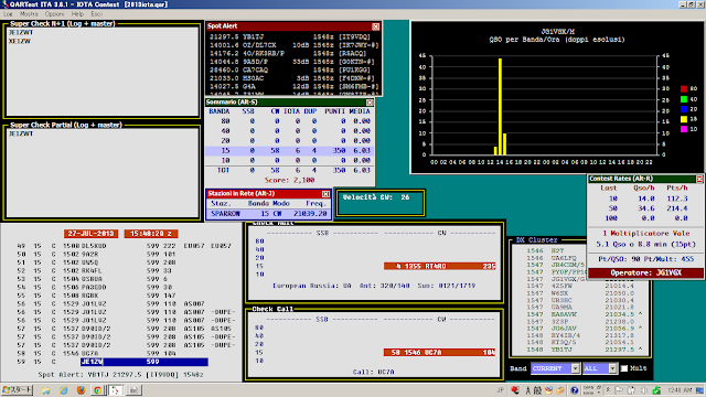 JG1VGX: IOTA Contest (with QARTest)