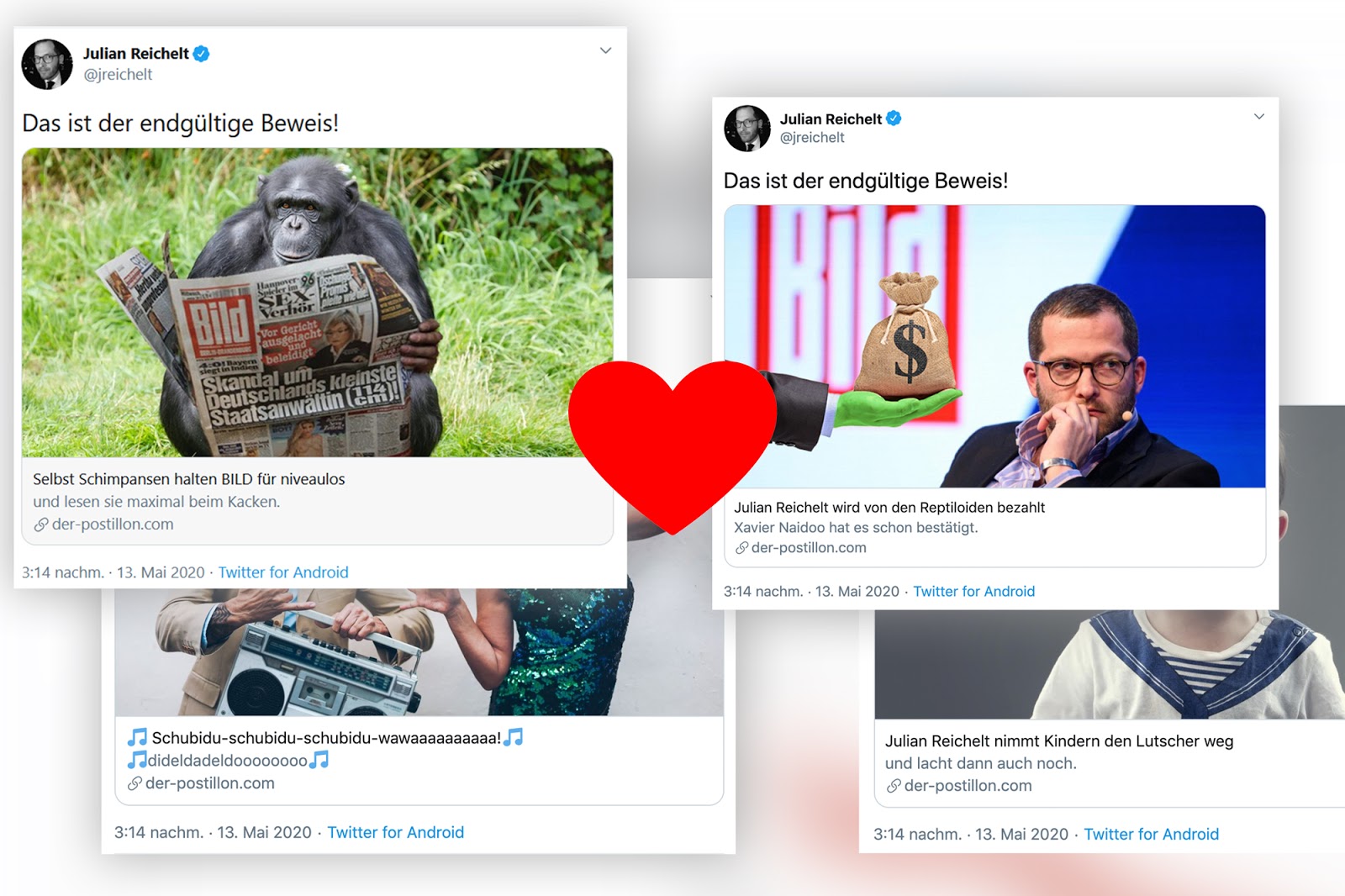 Wie ein Tweet von BILD-Chef Julian Reichelt einmal viele Tausend Likes ...