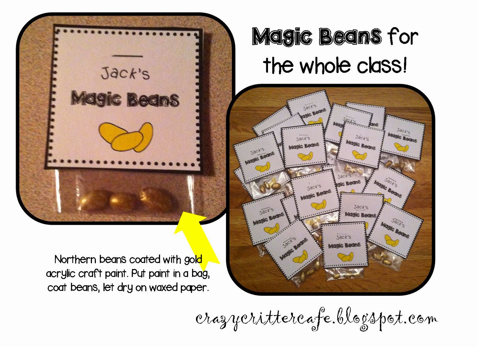 Crazy Critter Cafe : Jack and the Beanstalk {Sand & Soil, Magic Beans ...