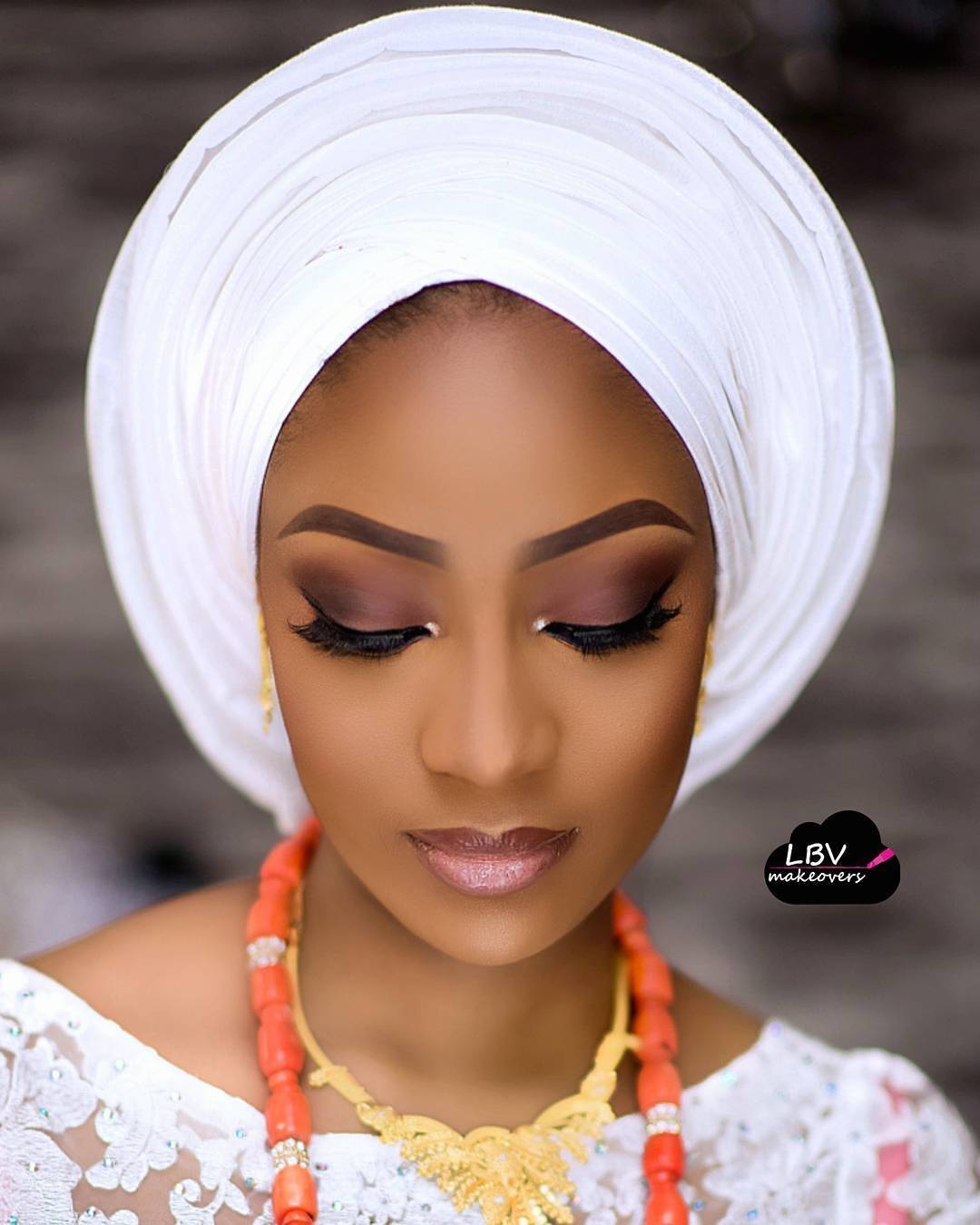 Gele,Makeup And Nail Tutorials: gele and makeup