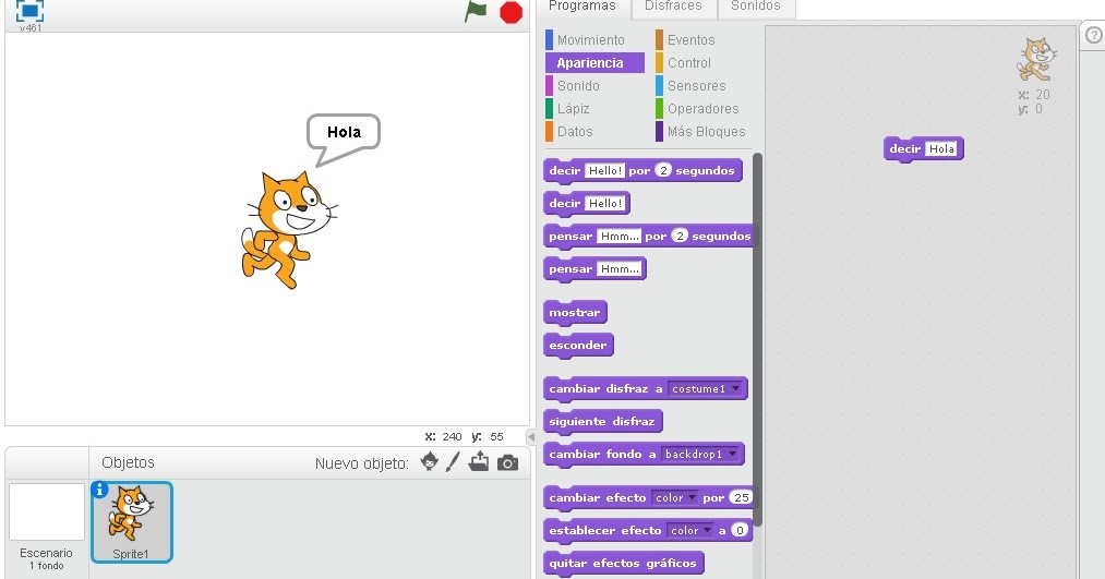 SCRATCH - SESIÓN Entrada/ Salida