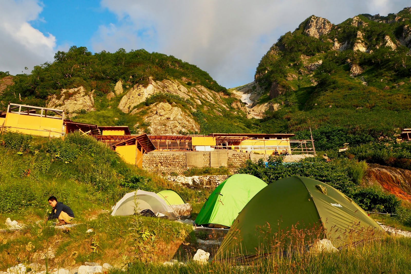 All aboard: 白馬三山と温泉巡りの旅 三日目 白馬鑓温泉 〜 白馬岳頂上宿舎