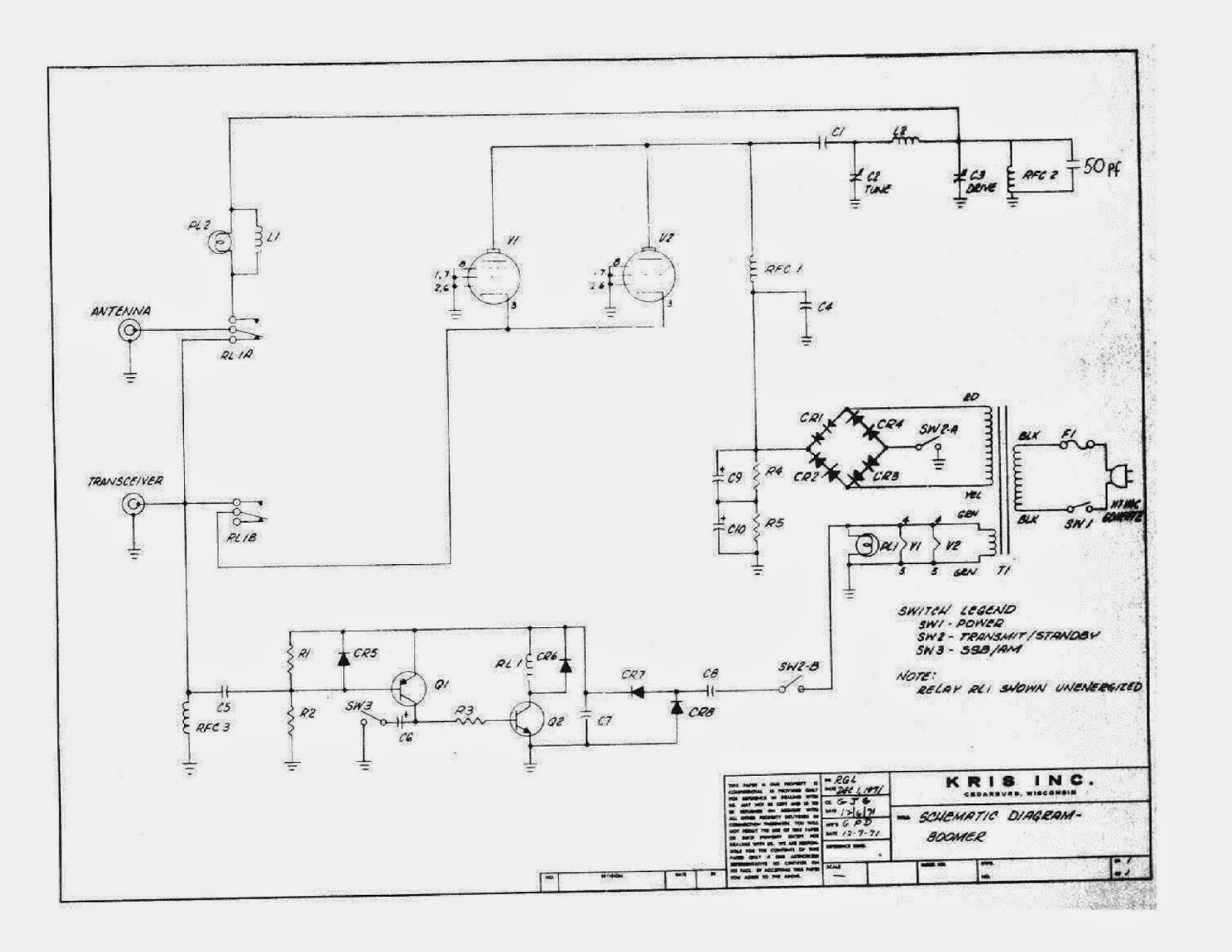 91NR712 - 91RSN1202 - Sony Salatiga: KRIS BOOMER 27MHz Linear Amplifier