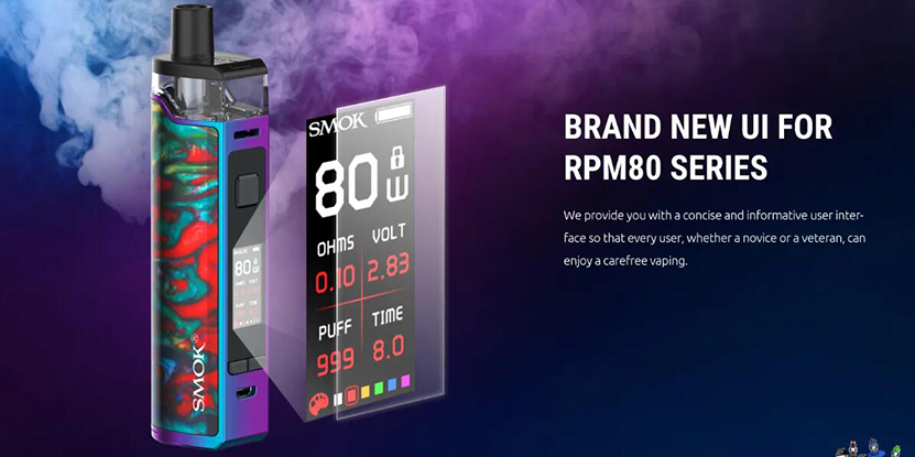 The great deak of SMOK RPM80 Kit - Always heading forward-Aheadwalk.com