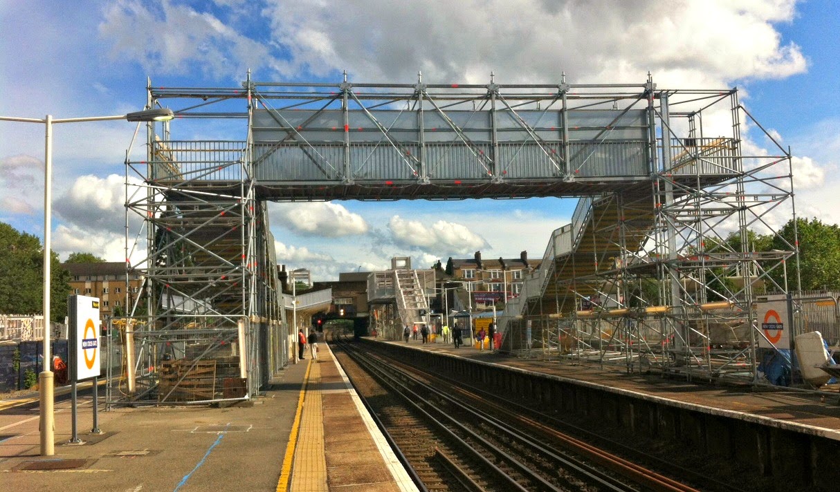 Transpontine: New Cross Gate Temporary Bridge - one day we will miss it