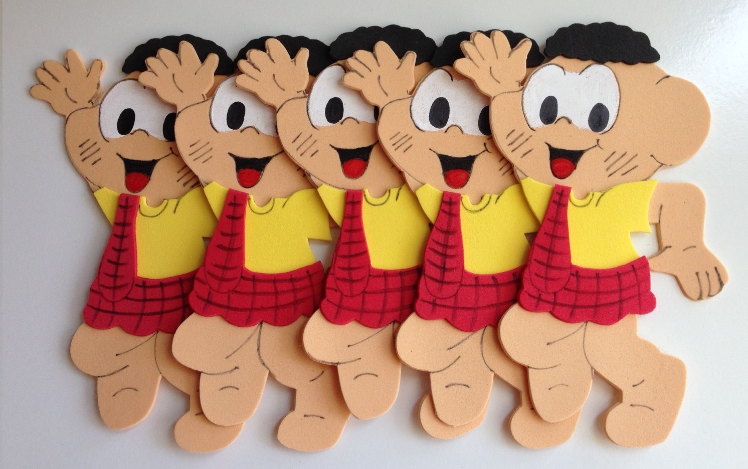 EVA Sob Medida - Artesanato e Moldes: Turma da Mônica em EVA