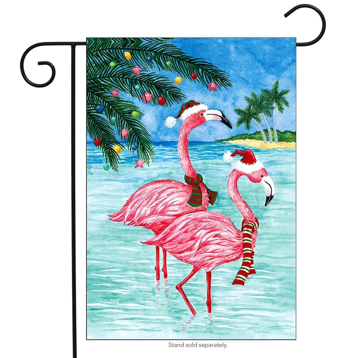 Flamingo Garden Flags | Tiny House Decor