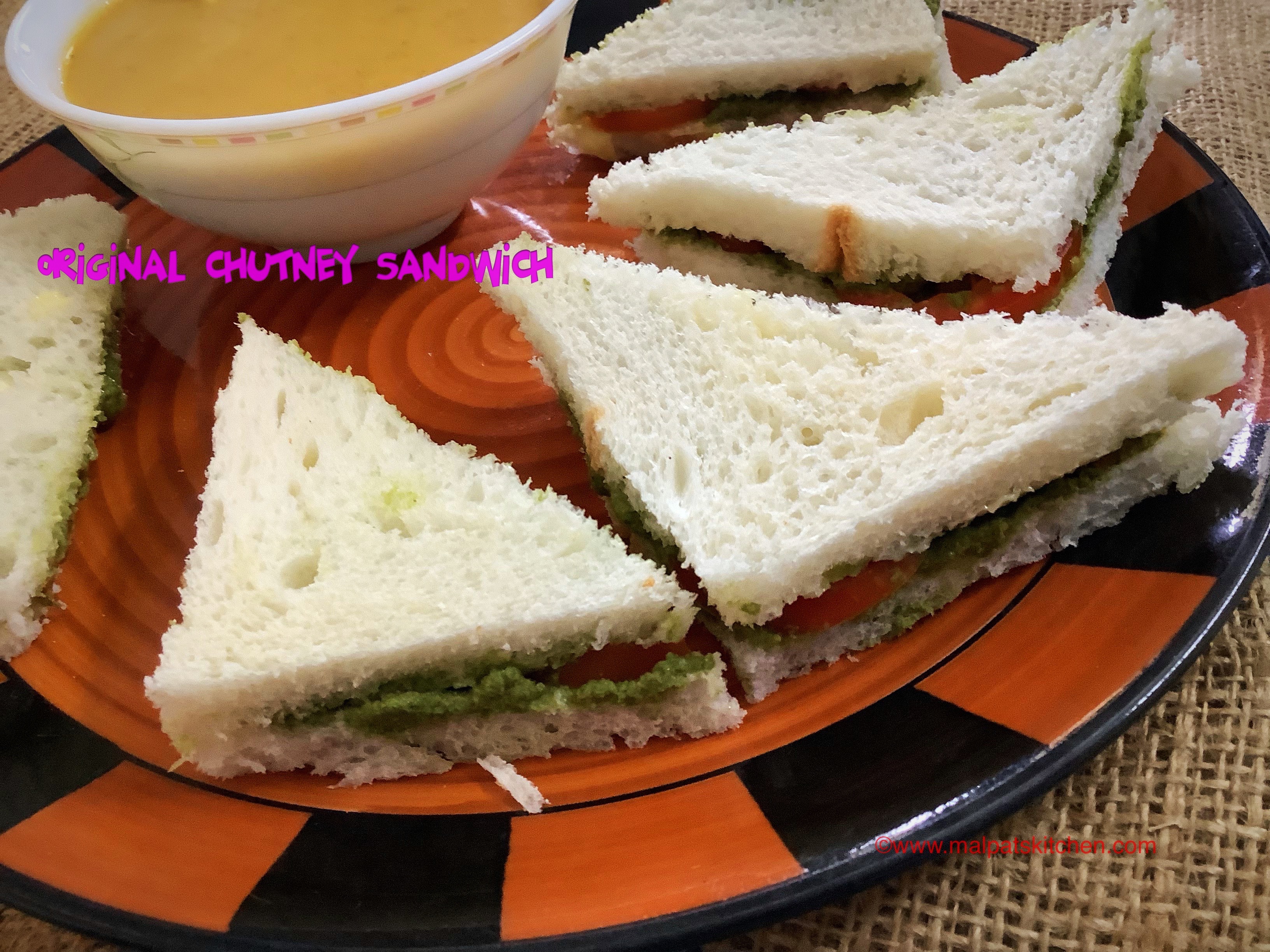 ORIGINAL CHUTNEY SANDWICH, how to make soft and flavorful chutney ...