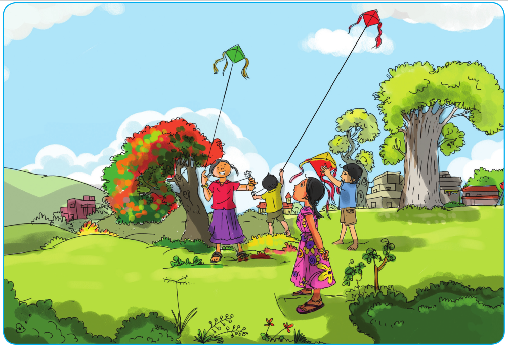 Flying Kites Work Sheet - Kerala LPSA Helper (LPSAH)