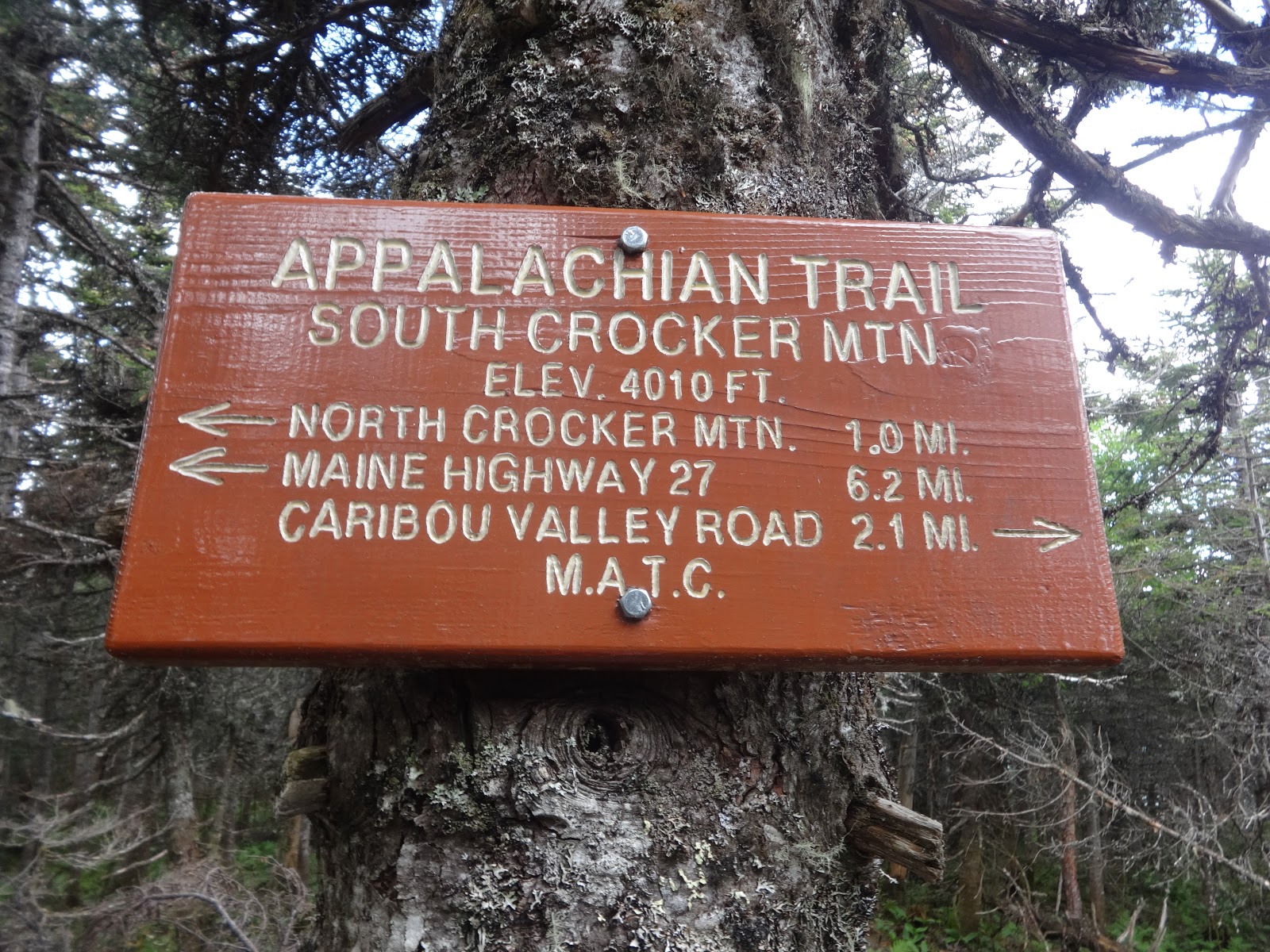 Appalachian Trail Section hiking: Spaulding Mountain Lean-to to Stratton