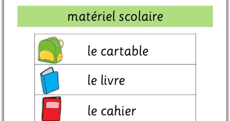 LA AVENTURA DE SER MAESTRA: RÉVISER LE MATÉRIEL SCOLAIRE