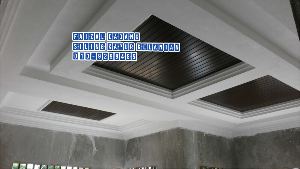 SILING KAPUR DI KELANTAN : SILING KAPUR / PLASTER CEILING MODEN