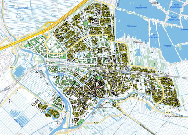 Gouda Op Kaart - kaart