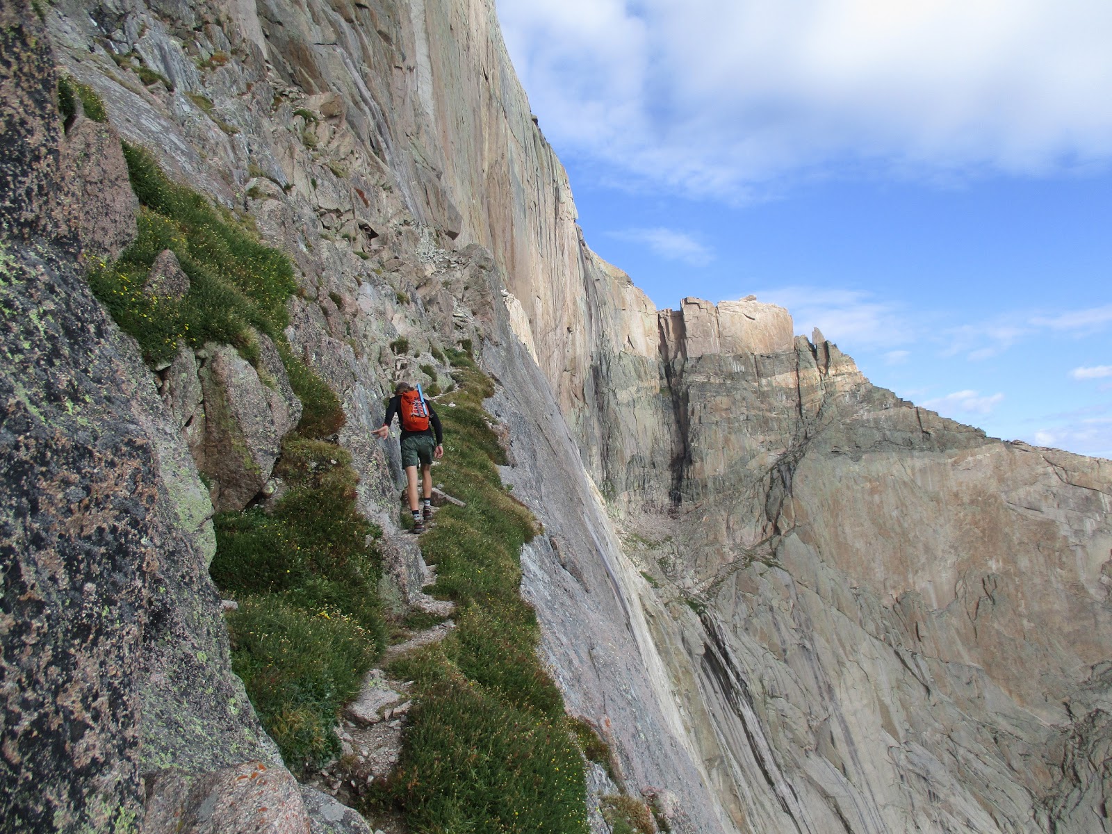 Climbing Trip Reports: Kiener's Route on Longs Peak w/Derek, Homie, and ...