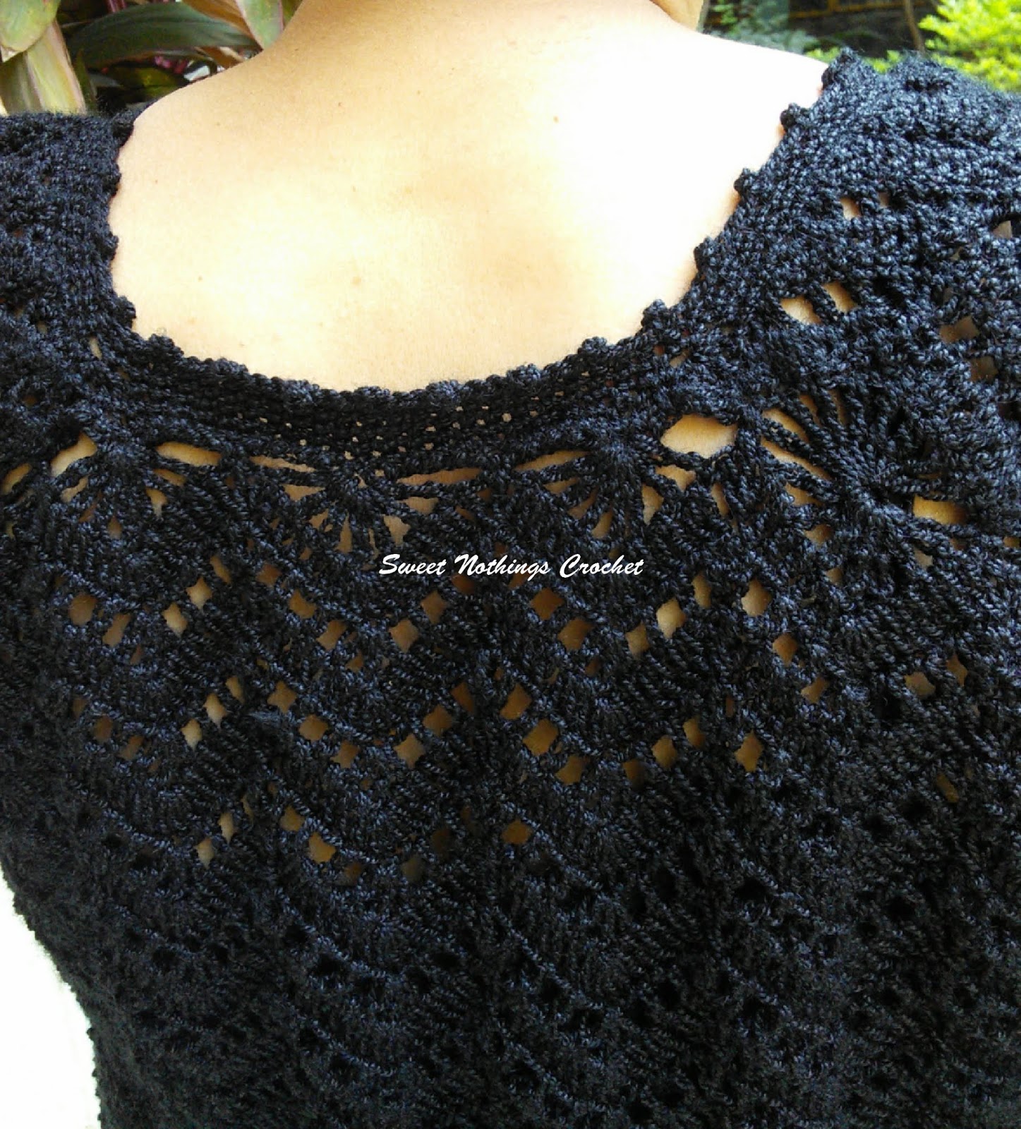 Sweet Nothings Crochet: FULL SLEEVED CHEVRON TOP