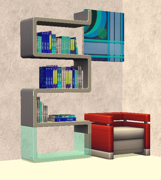 TheNinthWaveSims: The Sims 2 - The Sims 3 Into The Future Bookcase For ...