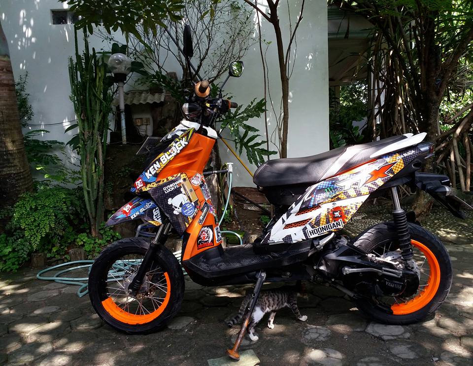 30 Gambar Modifikasi X Ride Ala Supermoto Paling Tangguh