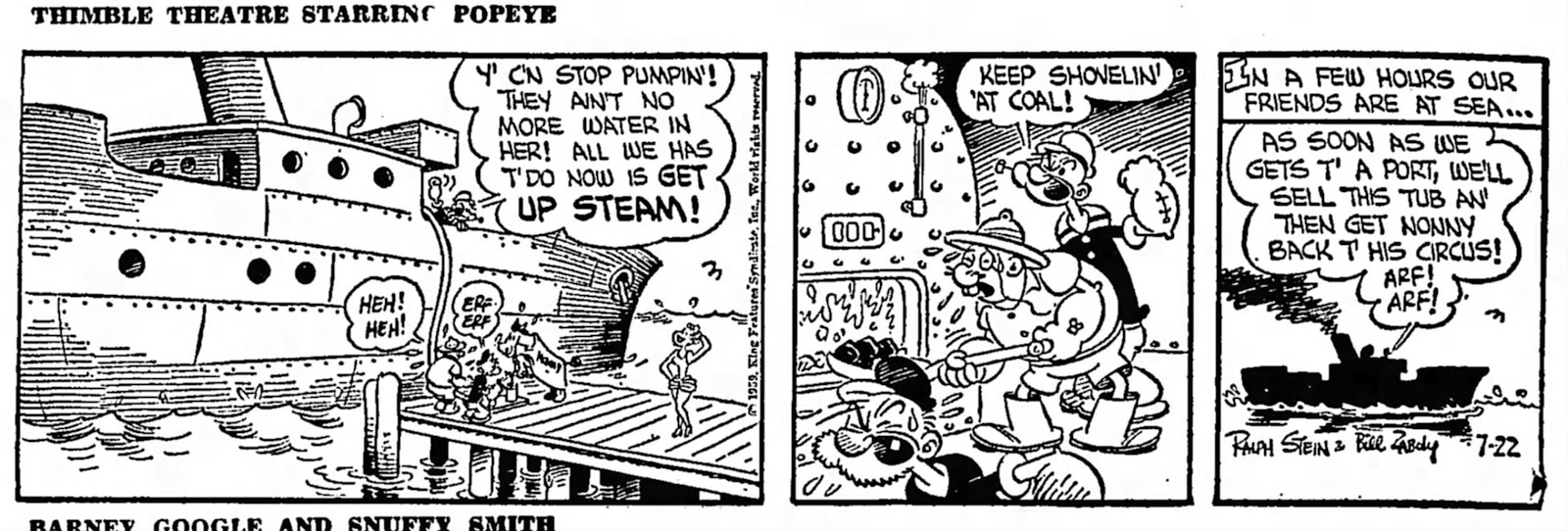 Ominous Octopus Omnibus: Popeye By Bill Zaboly