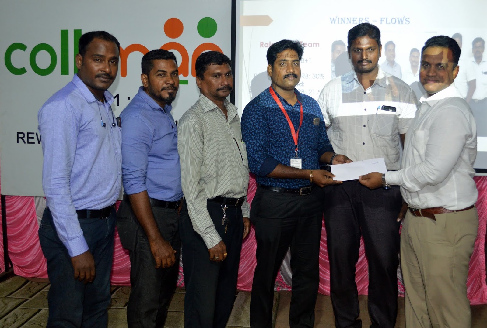 COLLMAN SERVICES REWARDS & RECOGNITION AWARDS - OCTOBER 2018