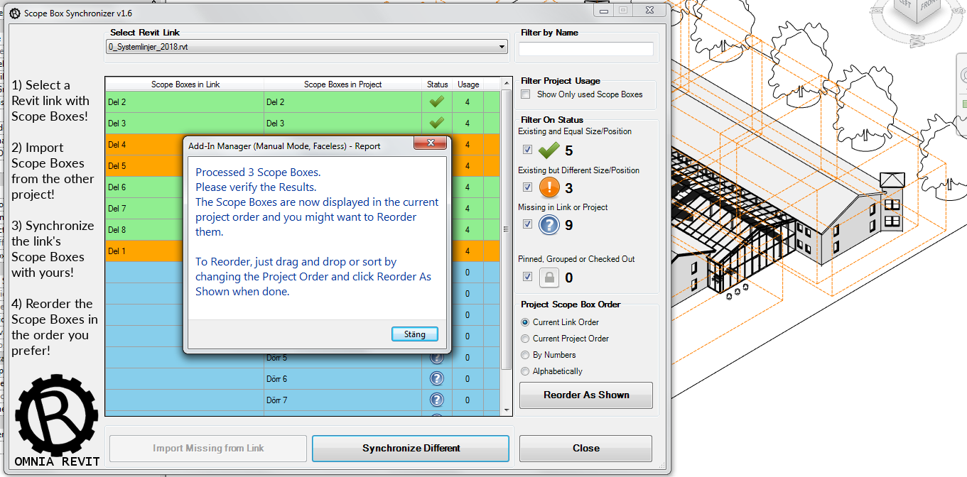 Revit Add-Ons: Scope Box Synchronizer V1.6