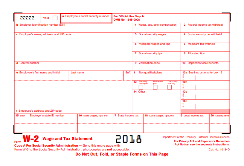 Form W-2 : Basic Facts About the Form W-2 Filing