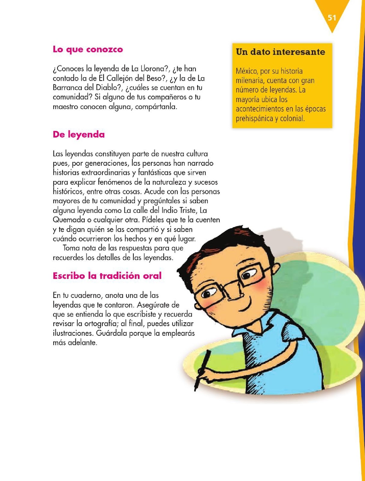 Elaborar un compendio de leyendas - Bloque I - Lección 5 ~ Apoyo Primaria