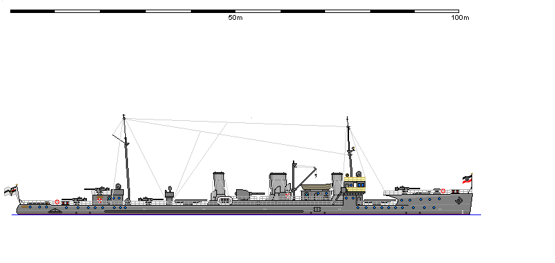 springsharp: Niemiecki niszczyciel