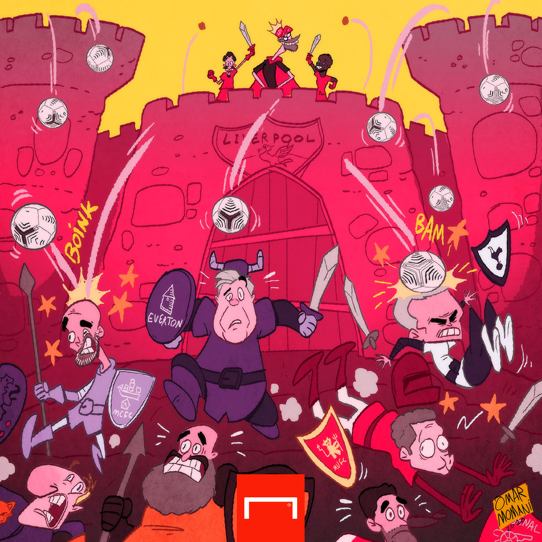 Omar Momani cartoons: NOBODY can beat Liverpool at Anfield