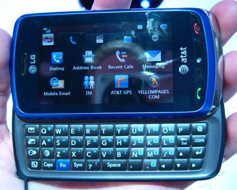 Lg Xenon: Go To The Top Menu Of LG Xenon By Hitting The Square With 4 Dots.