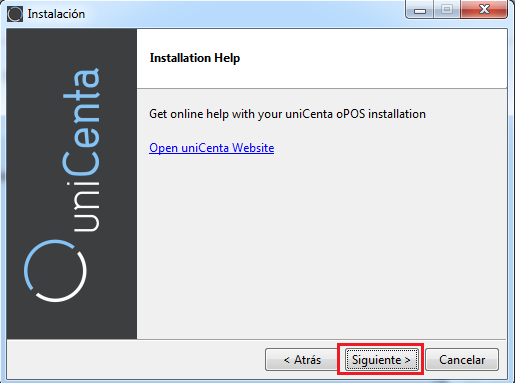 Unicenta oPOS: Instalación en Windows | TRUJILLOSOFT