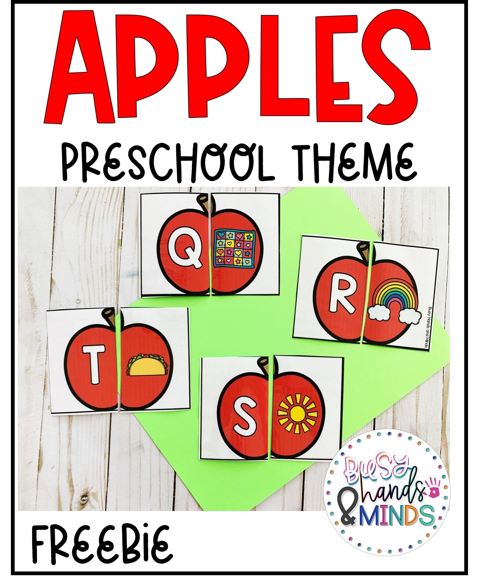 Apples Preschool Theme | Busy Hands and Minds