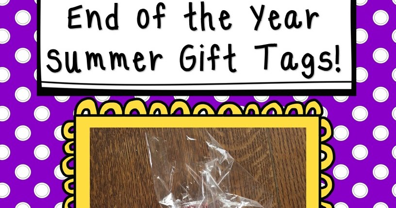 Carolyn's Classroom: End of the Year Splash Gift Labels