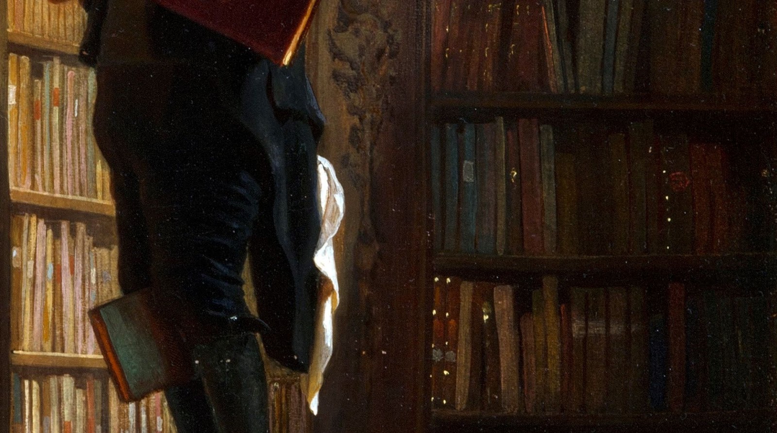 Carl Spitzweg | The Bookworm, 1850 | Masterpiece | Tutt'Art@