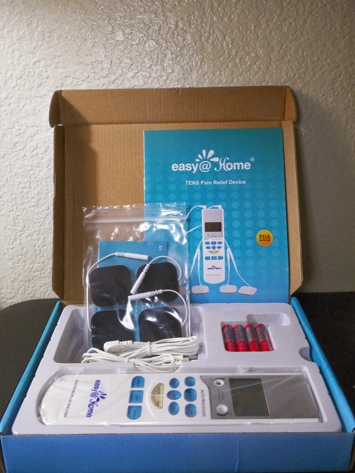 Mygreatfinds Tens Handheld Electronic Pulse Massager Unit By Easyhome 8102