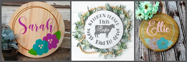 5 Circle & Round Vinyl Craft Blanks - Silhouette School