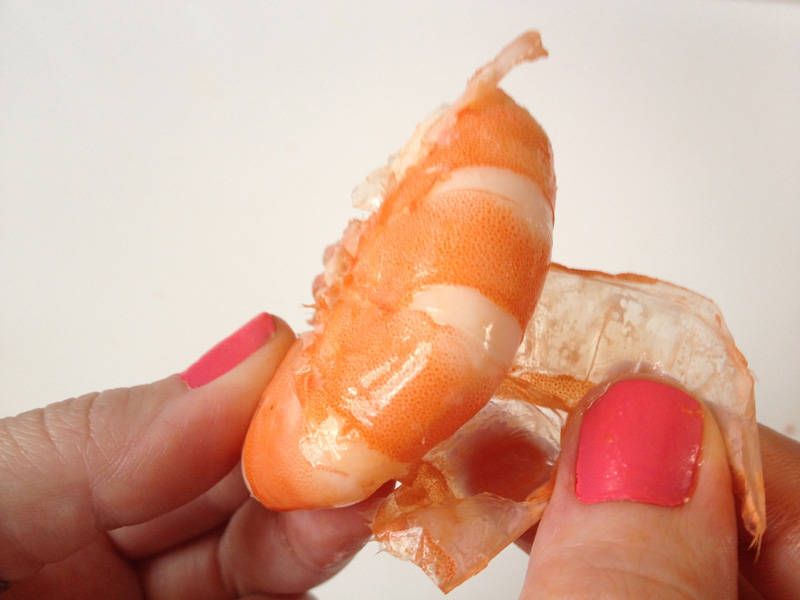Free From G.: How To Peel and Devein Prawns