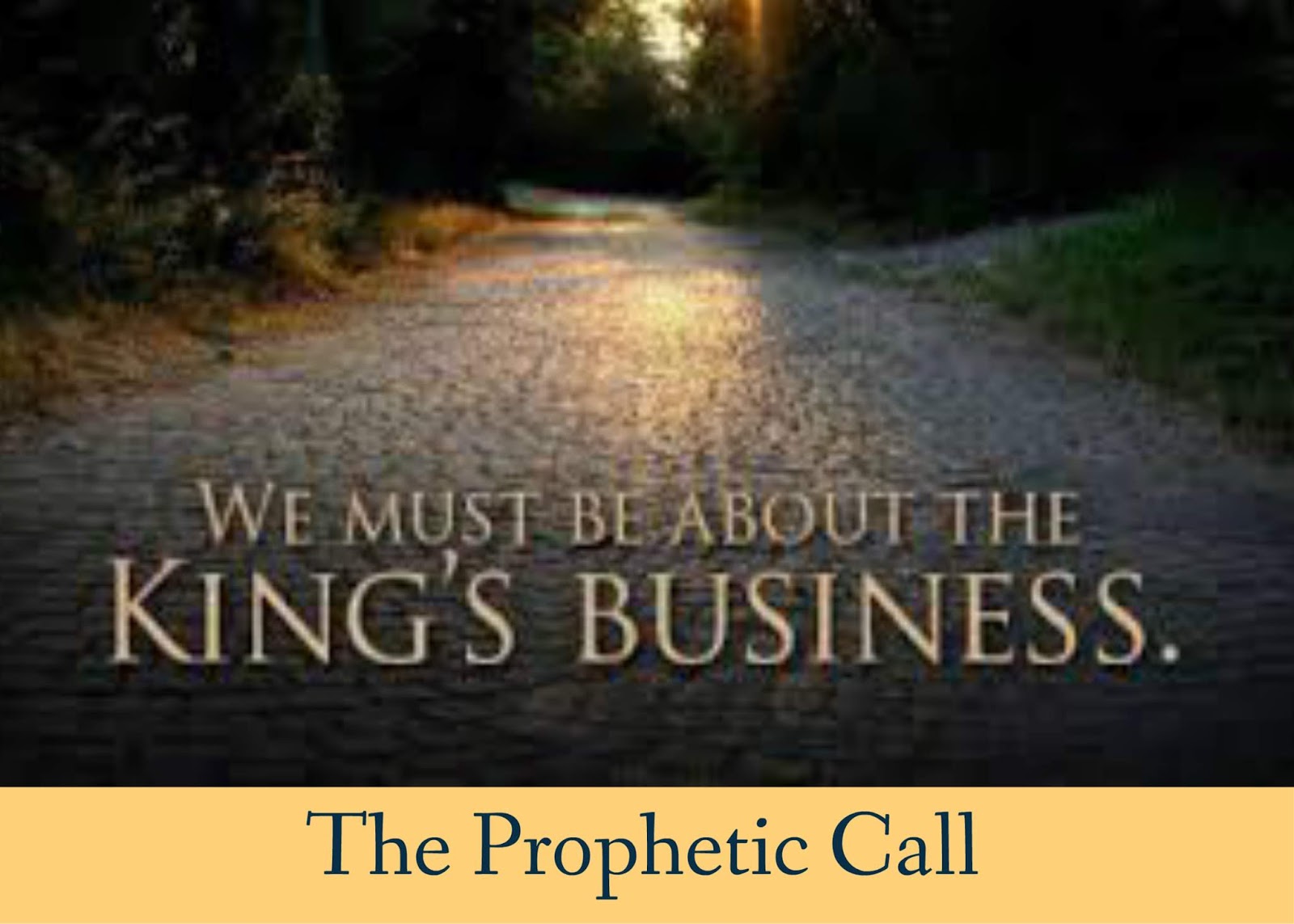 Christ's Faithful Witness: The Prophetic Call