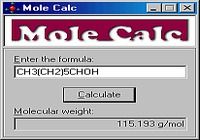 mtc314: Programas: Tabela Periódica E Cálculo De Massa Molar